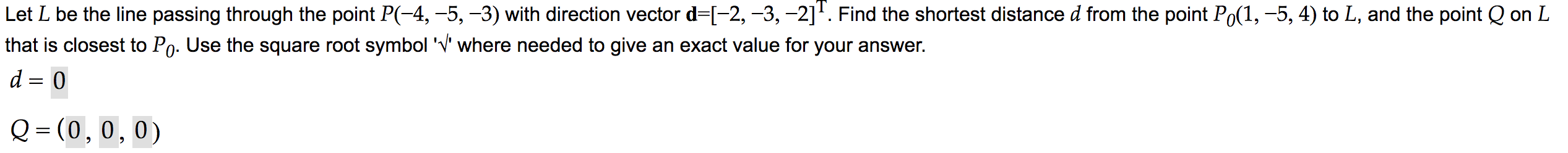 Solved Let L be the line passing through the point P(-4,-5, | Chegg.com