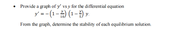Solved Give me an example of an autonomous differential | Chegg.com