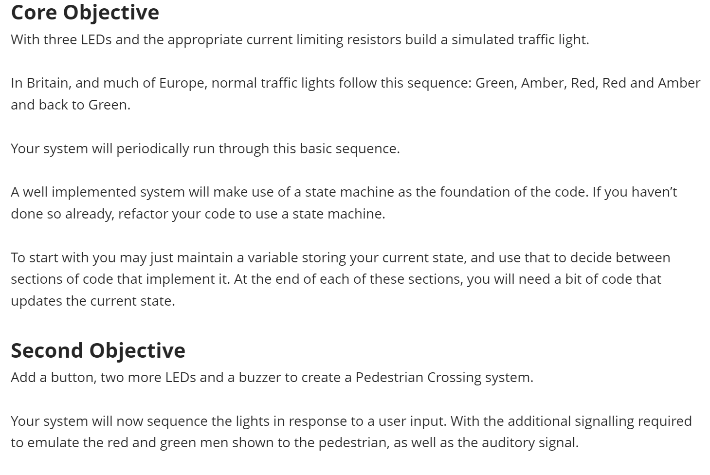 Solved I have already done the "Core Objective" and the code | Chegg.com
