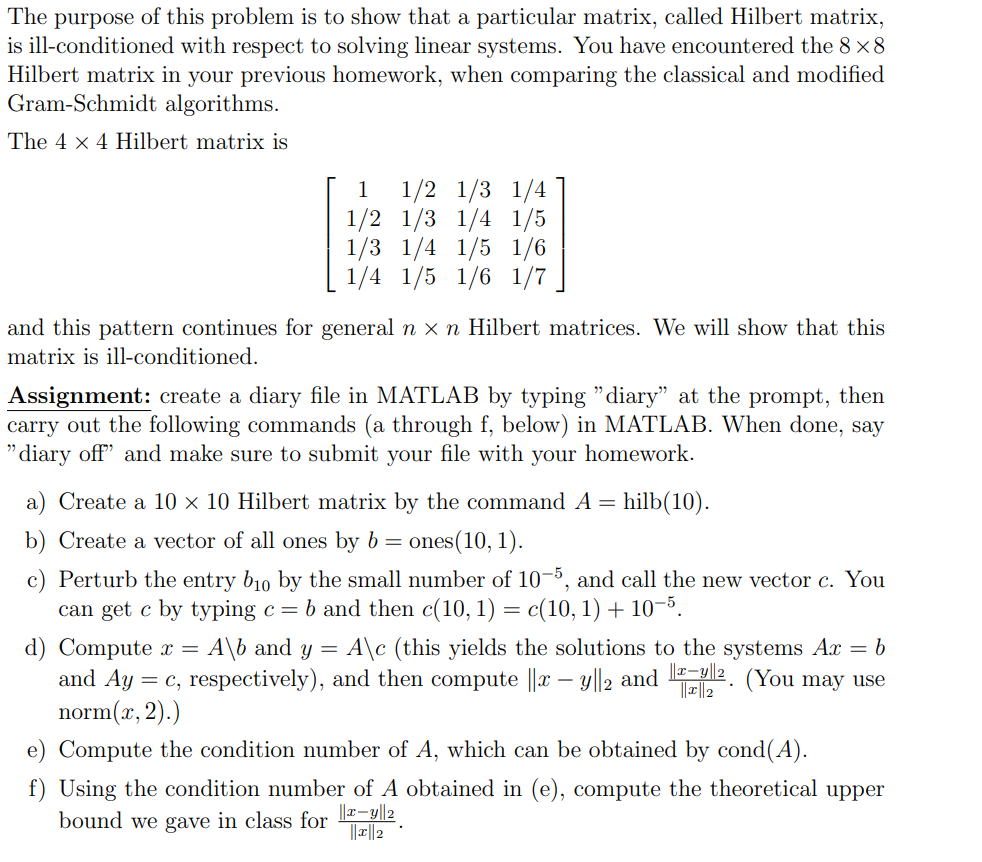 Solved The purpose of this problem is to show that a | Chegg.com