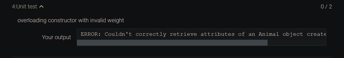 Solved Instructions Animal - name : String - birthYear : | Chegg.com