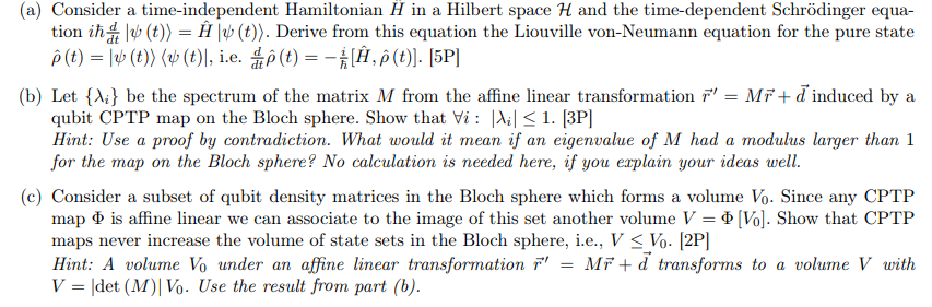 Solved (a) Consider a time-independent Hamiltonian H˙ in a | Chegg.com