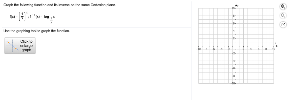 Solved 5.4.61 Graph the following function and its inverse | Chegg.com