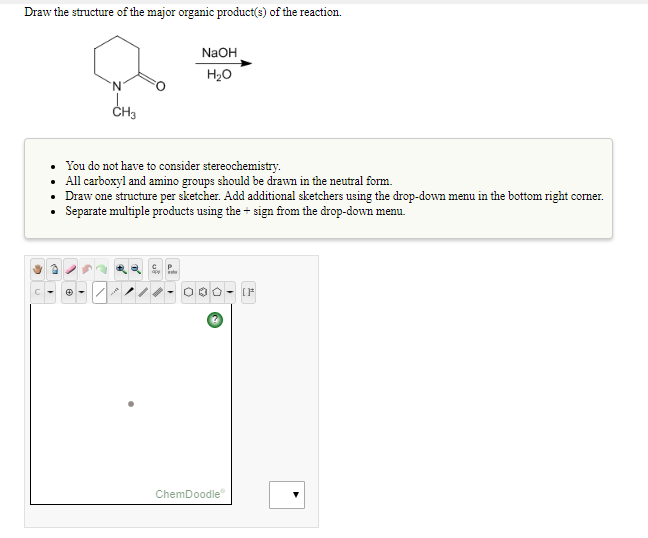 Solved 0 H2O CH3C-NH2 H2SO4 a. Draw the structure of the | Chegg.com