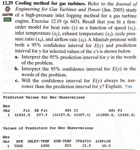 Solved 12.29 ﻿Cooling method for gas turbines. Refer to the | Chegg.com