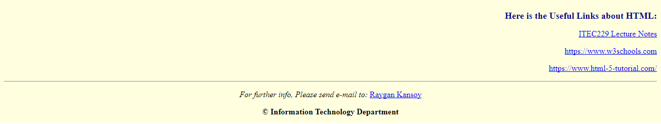 Solved ITEC229 Client-Side Internet and Web Programming | Chegg.com