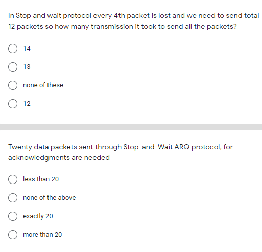Solved In Stop and wait protocol every 4th packet is lost | Chegg.com