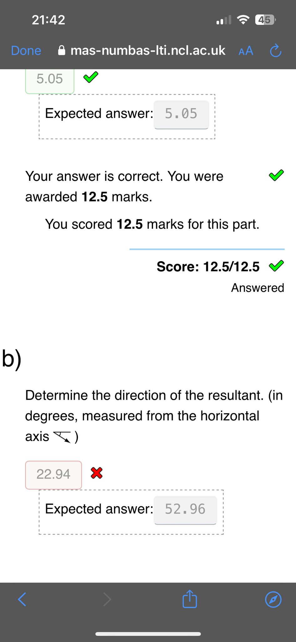 Solved Two forces P1=2kN and P2=5kN are applied at Point B | Chegg.com