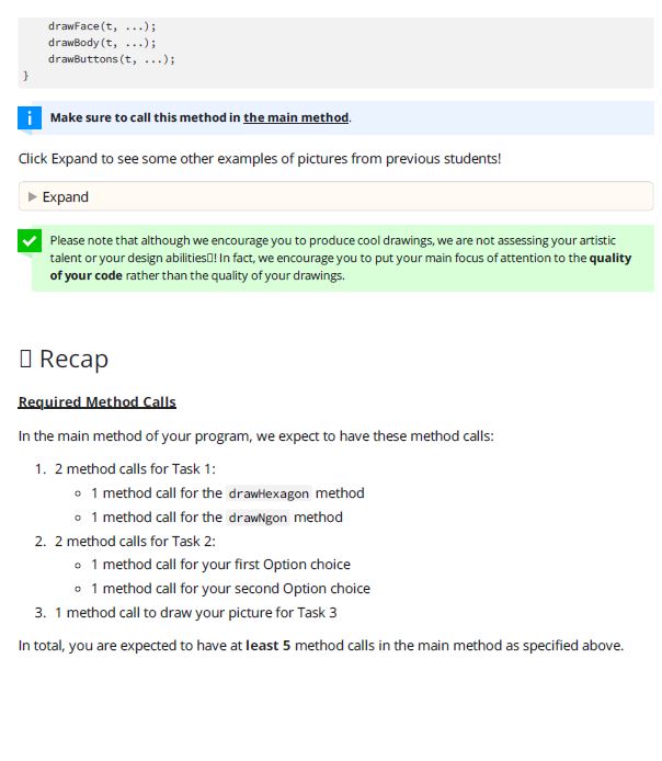 Solved Q Background By writing parameterized methods, your | Chegg.com
