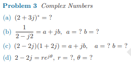Solved Problem 3 ﻿Complex | Chegg.com