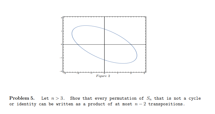 Solved Figure 2 Problem 5. Let n > 3. Show that every | Chegg.com