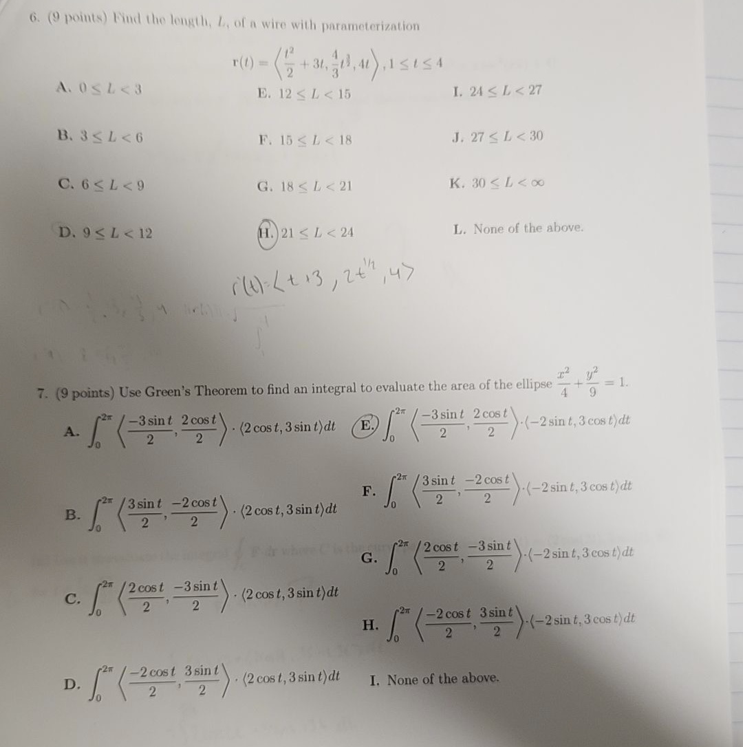 Solved Answers circled are the correct answers. Please show | Chegg.com