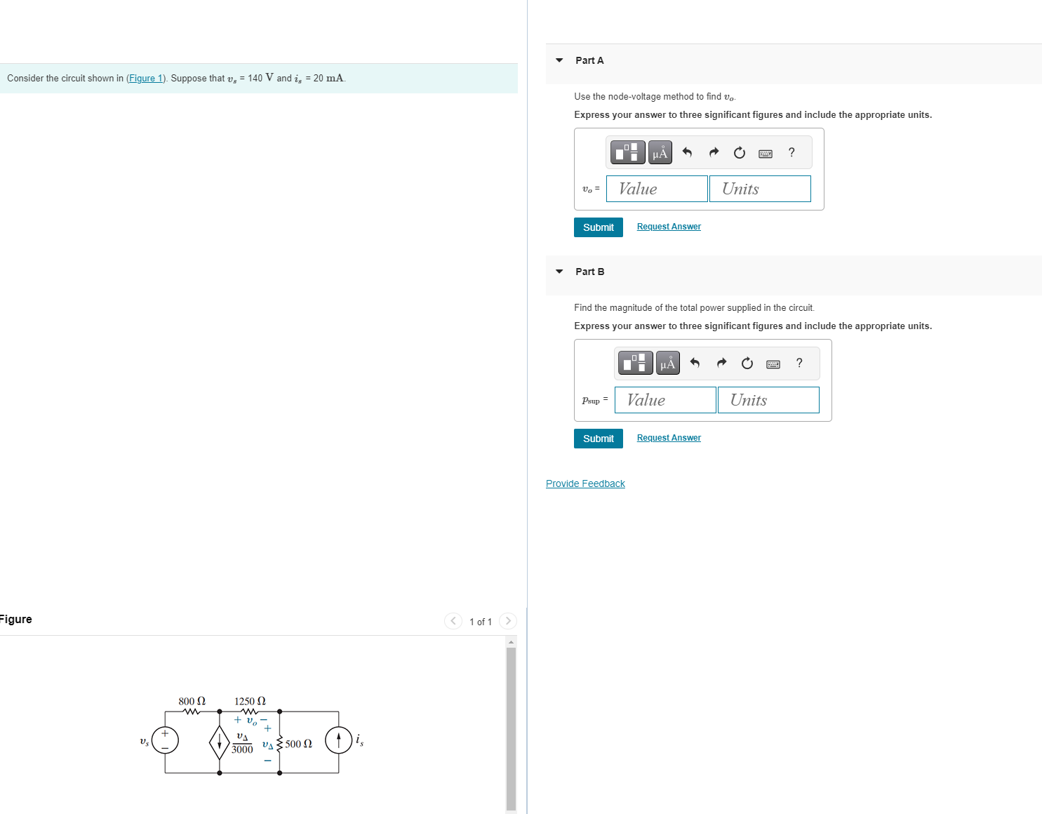 Consider the circuit shown in (Figure 1). ﻿Suppose | Chegg.com
