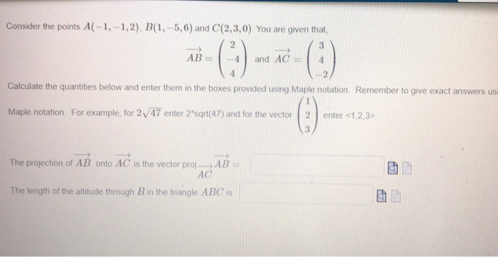 Solved Consider the points P(1,-5,1) and Q(3,-5,-2) and the | Chegg.com