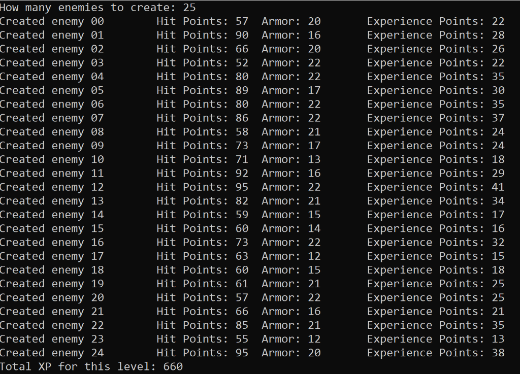 Solved Details Step 1: create a struct to represent an enemy | Chegg.com
