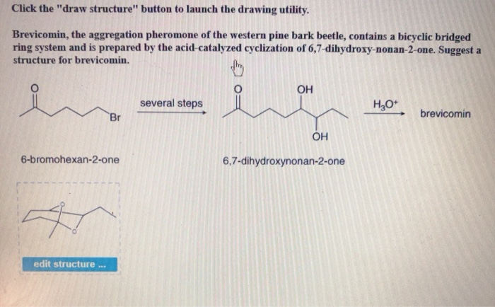 Solved Click the "draw structure" button to launch the | Chegg.com