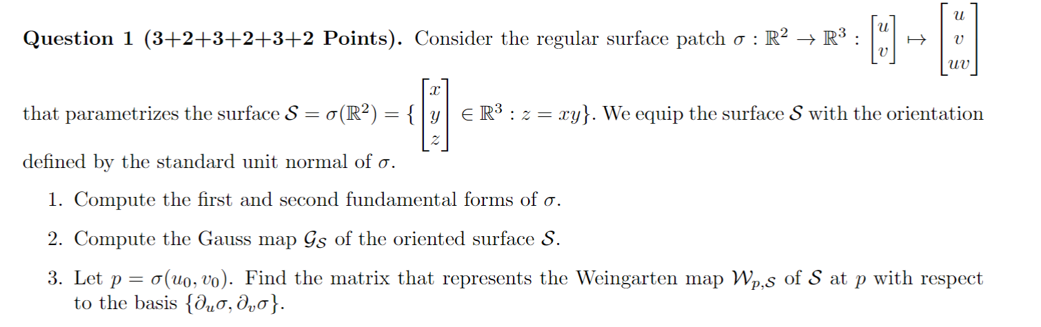 Solved that parametrizes the surface | Chegg.com