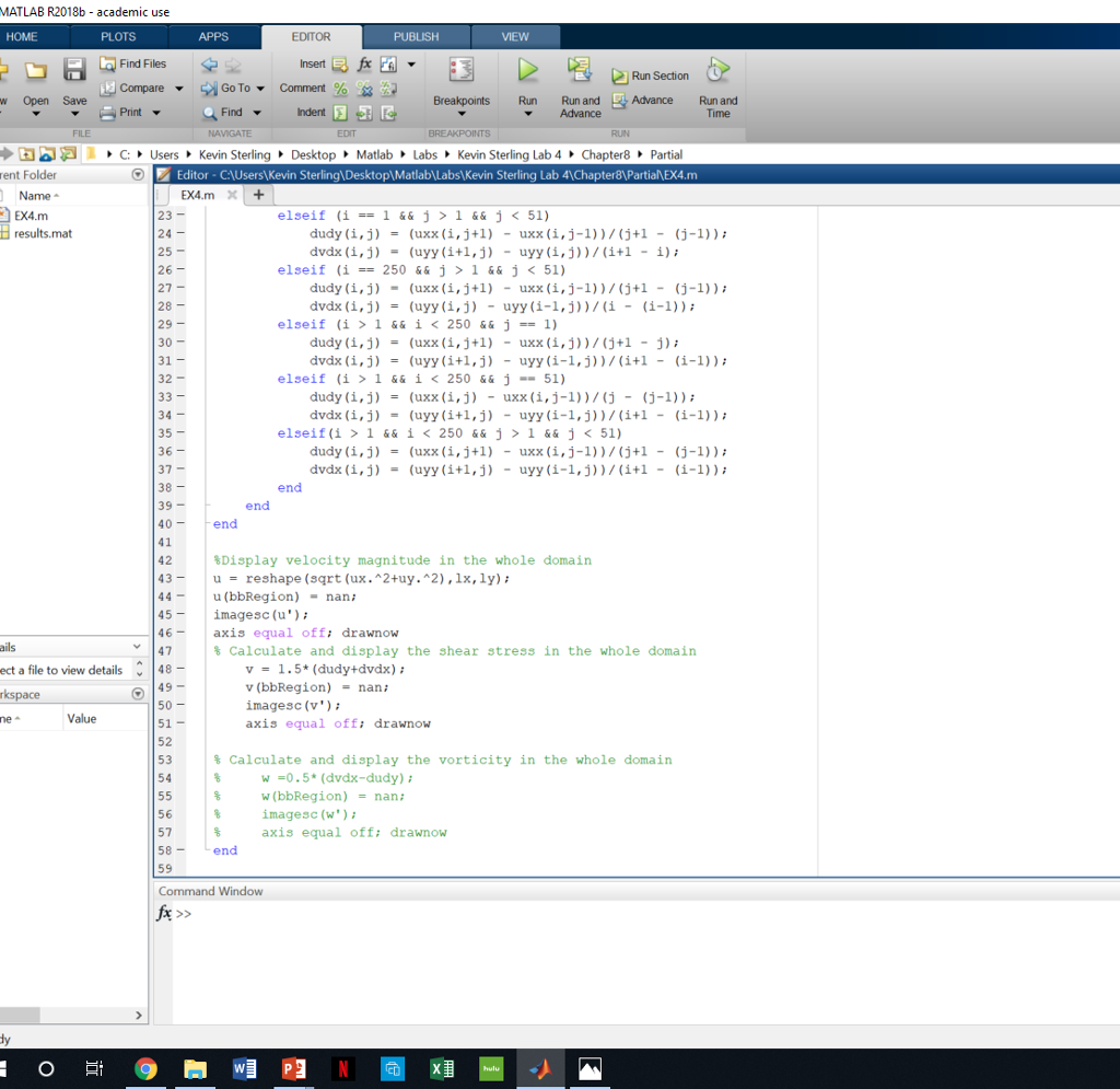I Am Given This Matlab Code Which Solves The Boundary
