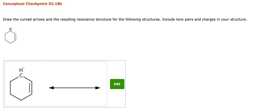 Solved Conceptual Checkpoint 02.18b Draw the curved arrows | Chegg.com