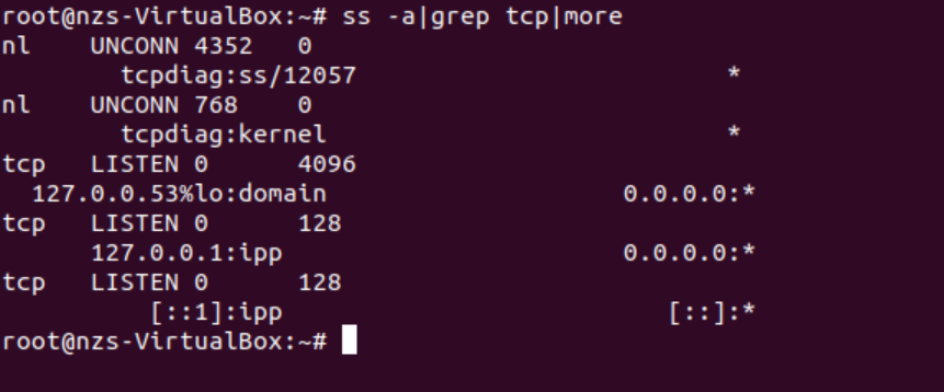 Solved Checking ports opened on a Unix host with ss This | Chegg.com