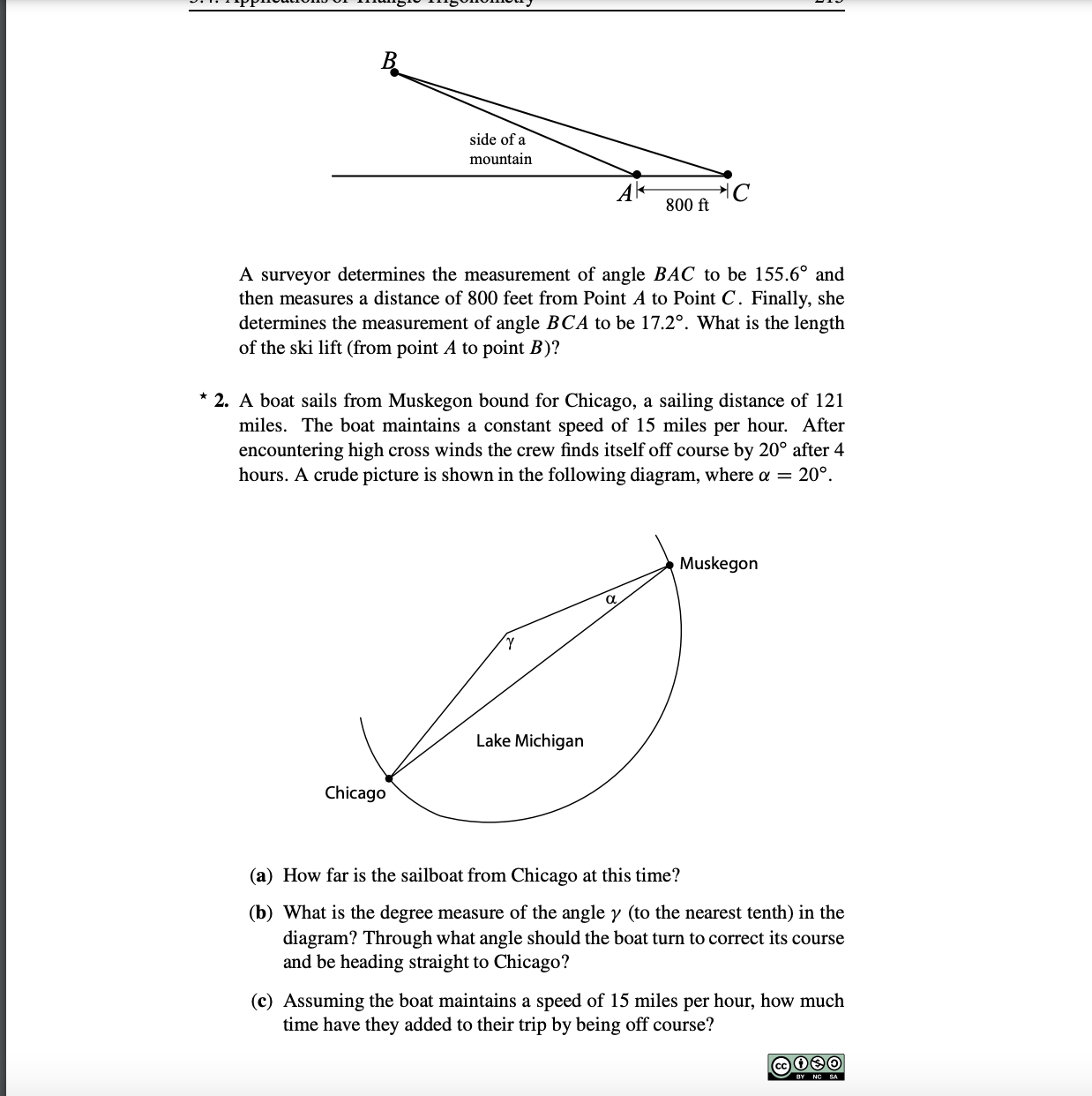 Solved A surveyor determines the measurement of angle BAC to | Chegg.com