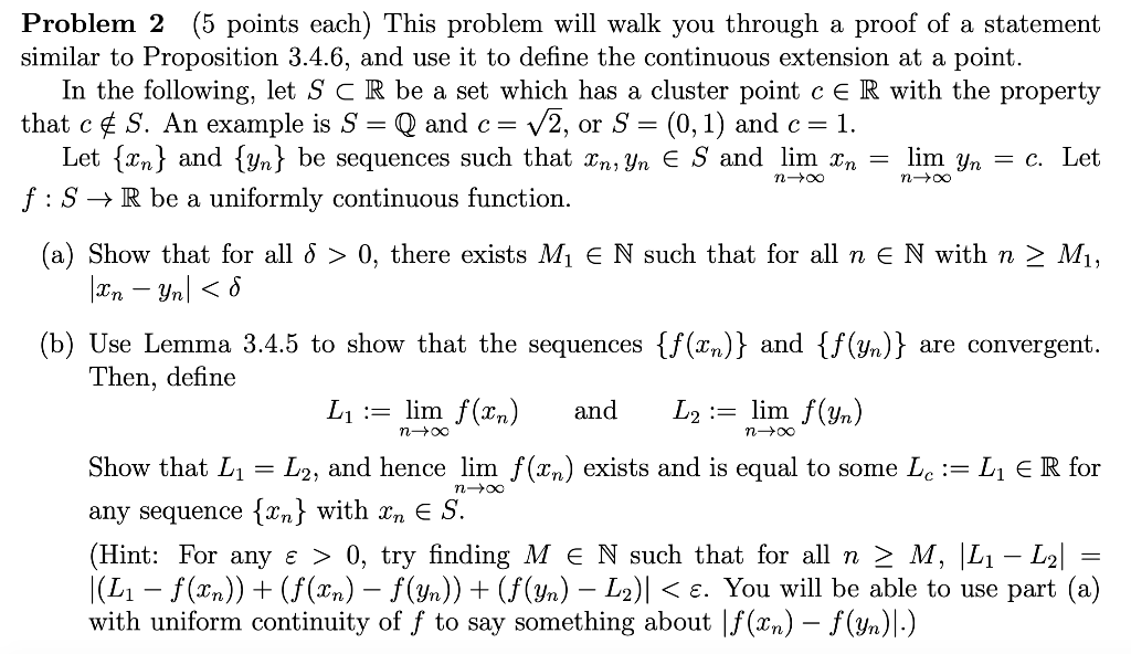 Solved Problem 2 points each) This problem will walk you | Chegg.com Solved Problem 2 points each) This problem will walk you | Chegg.com