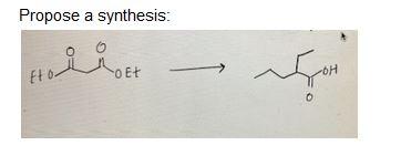 Solved Propose a synthesis: FLO O E+ from 0 | Chegg.com