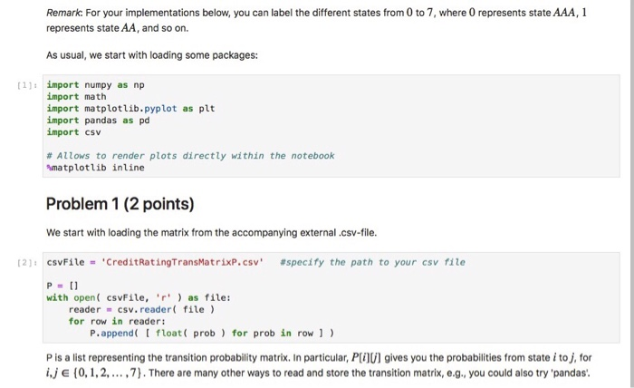Python Homework 5: Financial Credit Rating | Chegg.com
