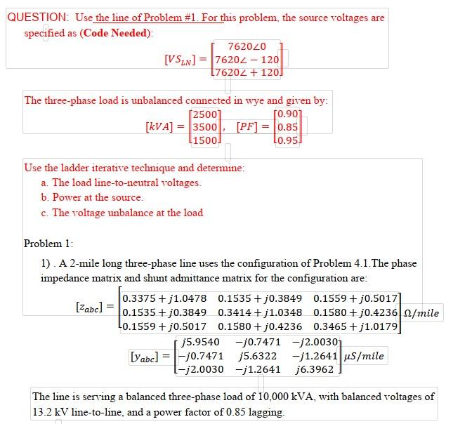 Solved QUESTION: Use the line of Problem \#1. For this | Chegg.com