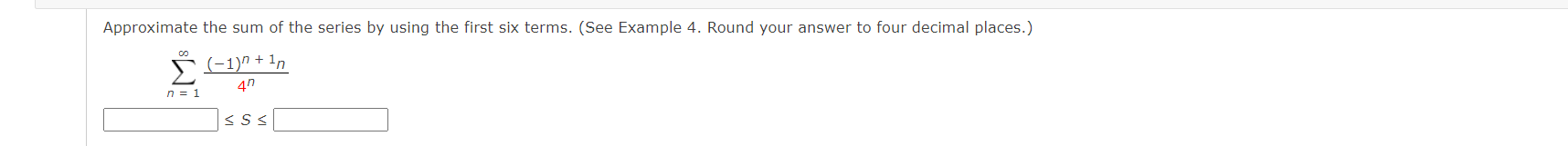 Solved Approximate the sum of the series by using the first | Chegg.com