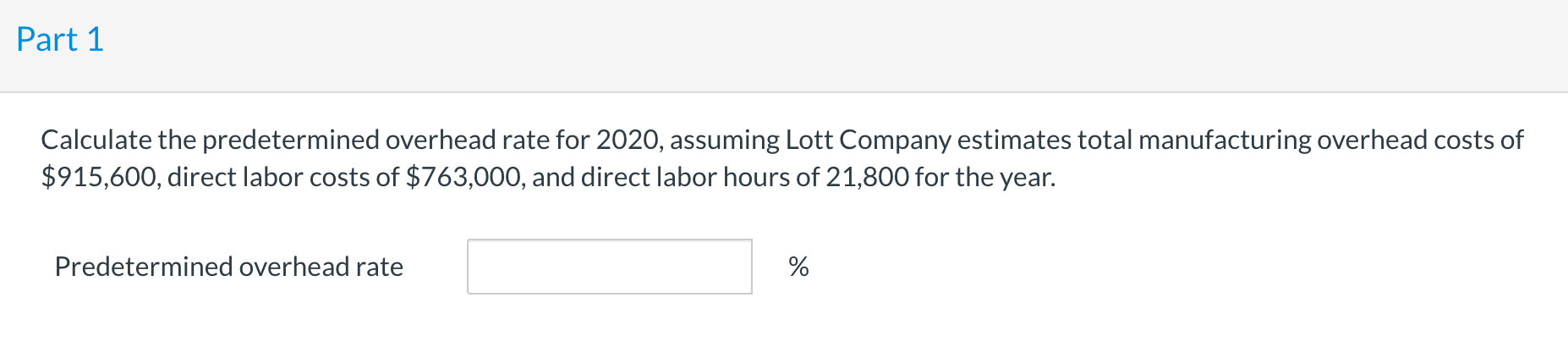Solved Lott Company uses a job order cost system and applies | Chegg.com
