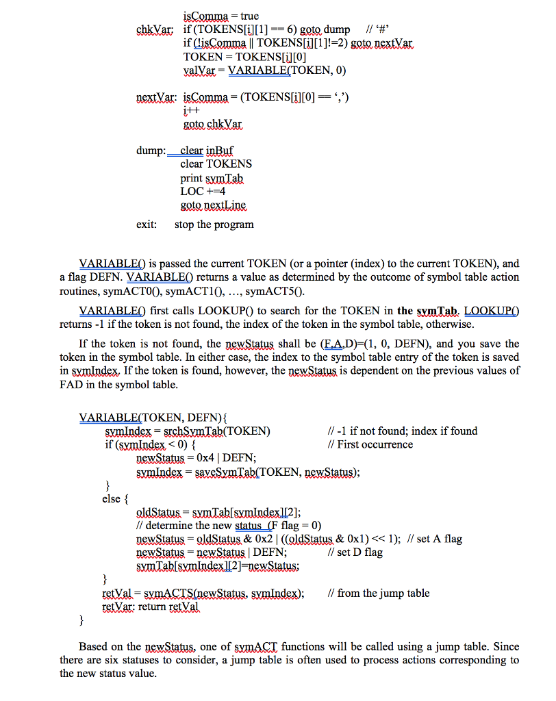 In HW 3, successive characters in an input string are | Chegg.com