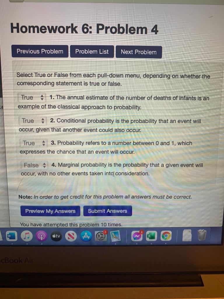Solved Homework 6: Problem 4 Previous Problem Problem List | Chegg.com