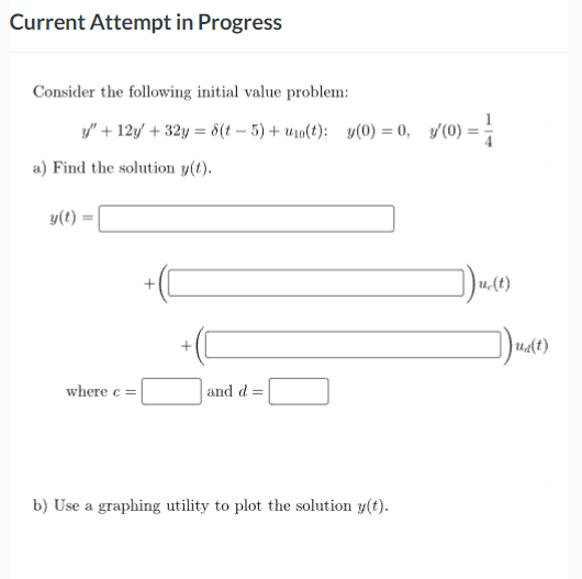 Solved Current Attempt In Progress Consider The Following 3532