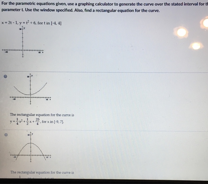 Graphing Parametric Equations Calculator