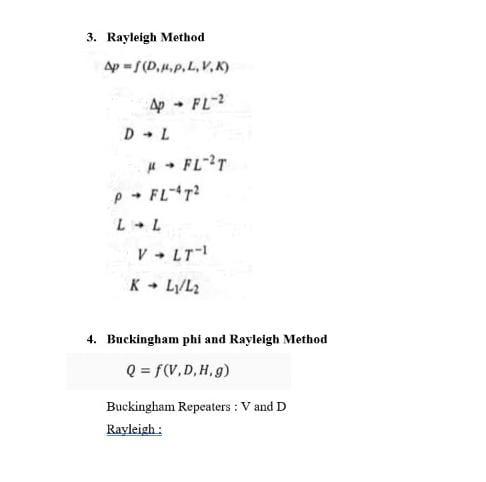Solved 3. *Rayleigh Method.* Determine the formula for | Chegg.com