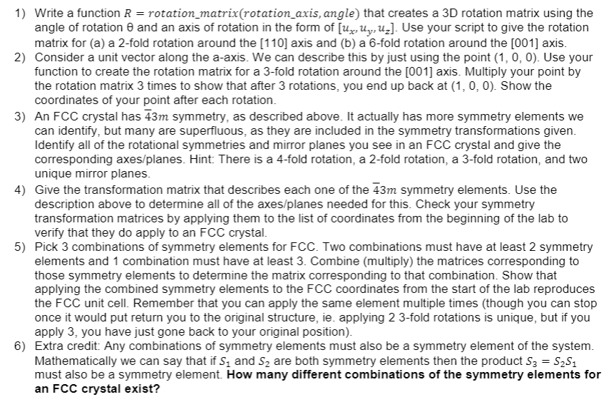 1) Write a function R = | Chegg.com