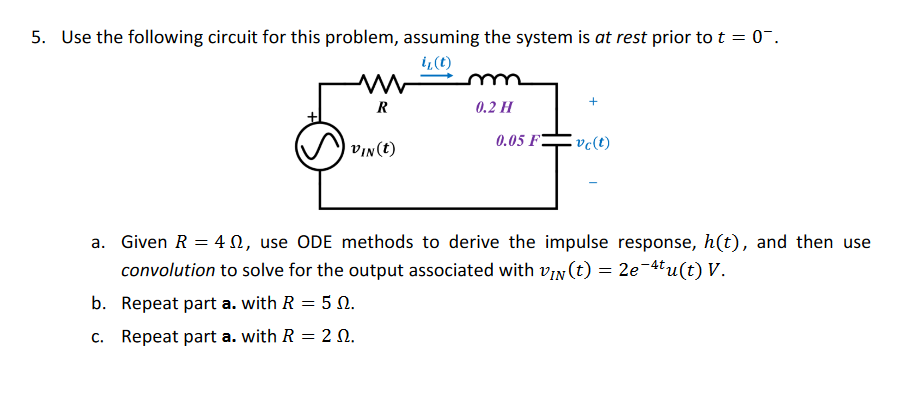Solved Use the following circuit for this problem, assuming | Chegg.com