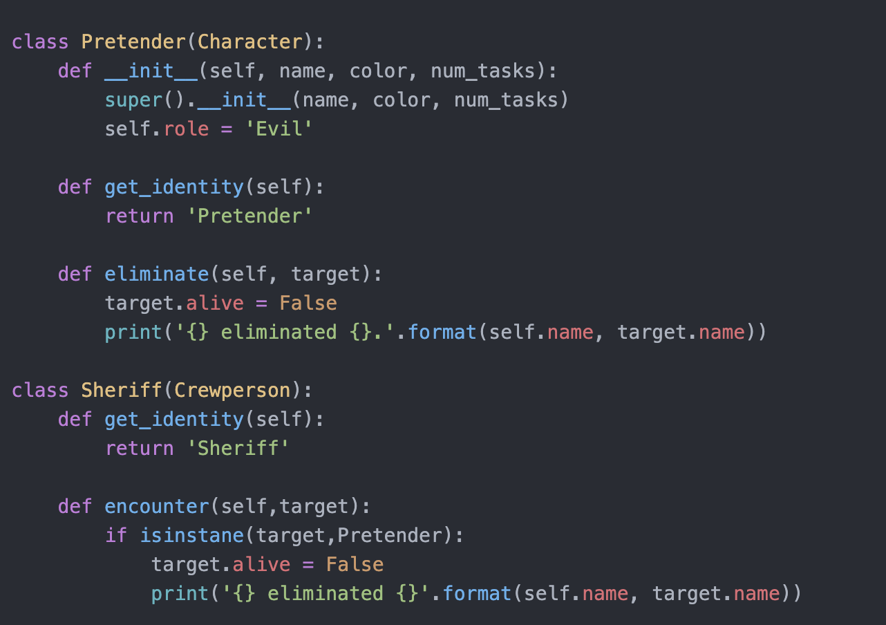 Solved import random class Character: def _init__(self, | Chegg.com