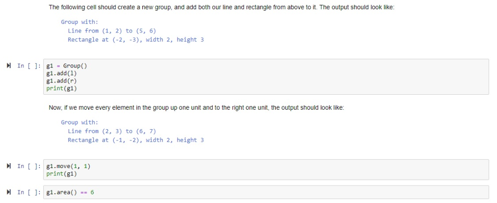 Solved Question 1a: Extending Geometric Shapes (2 points) | Chegg.com