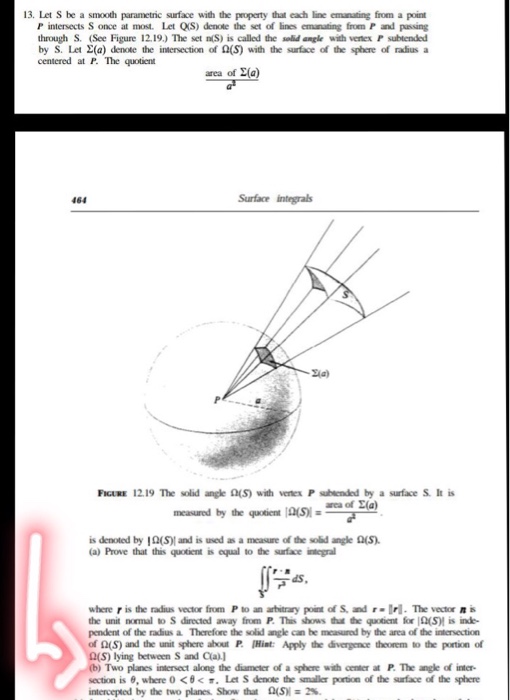 Solved Let S be a smooth parametric surface with the | Chegg.com
