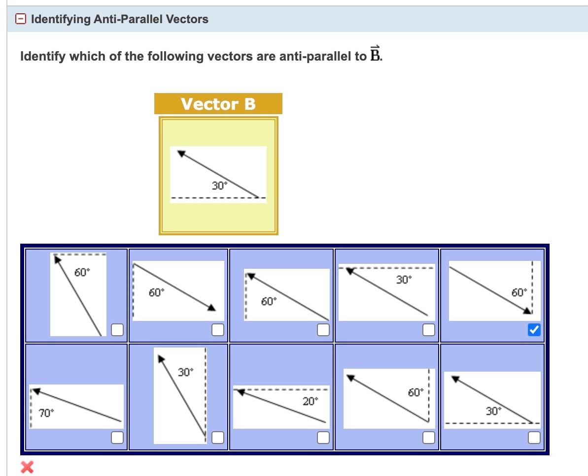 Solved Identify which of the following vectors are | Chegg.com