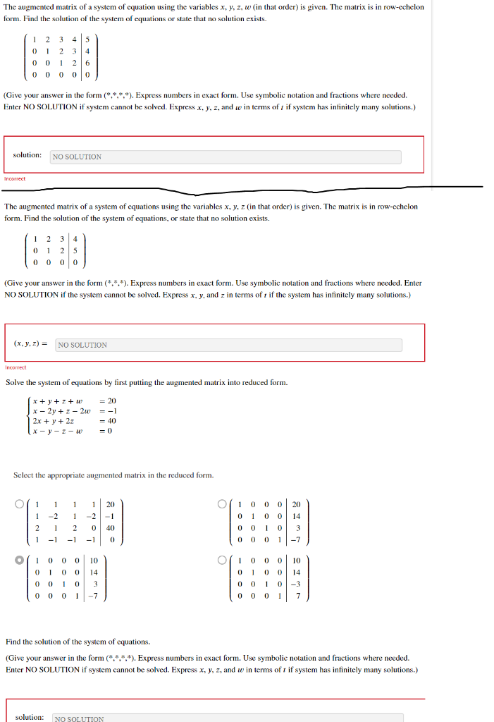 Solved I want exact answers of these 3 questions according | Chegg.com