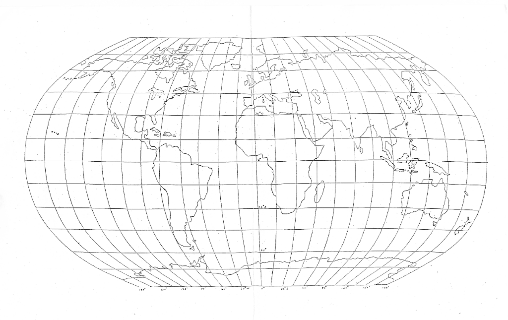 1. Base Map: Use the 11x17 simplified world base map | Chegg.com