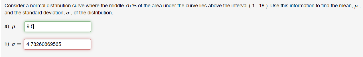 Solved Consider a normal distribution curve where the middle | Chegg.com