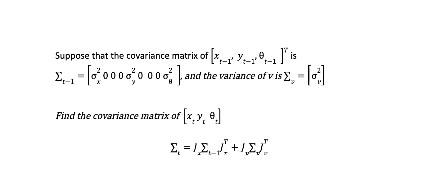 Given that the robot motion model is as the following | Chegg.com