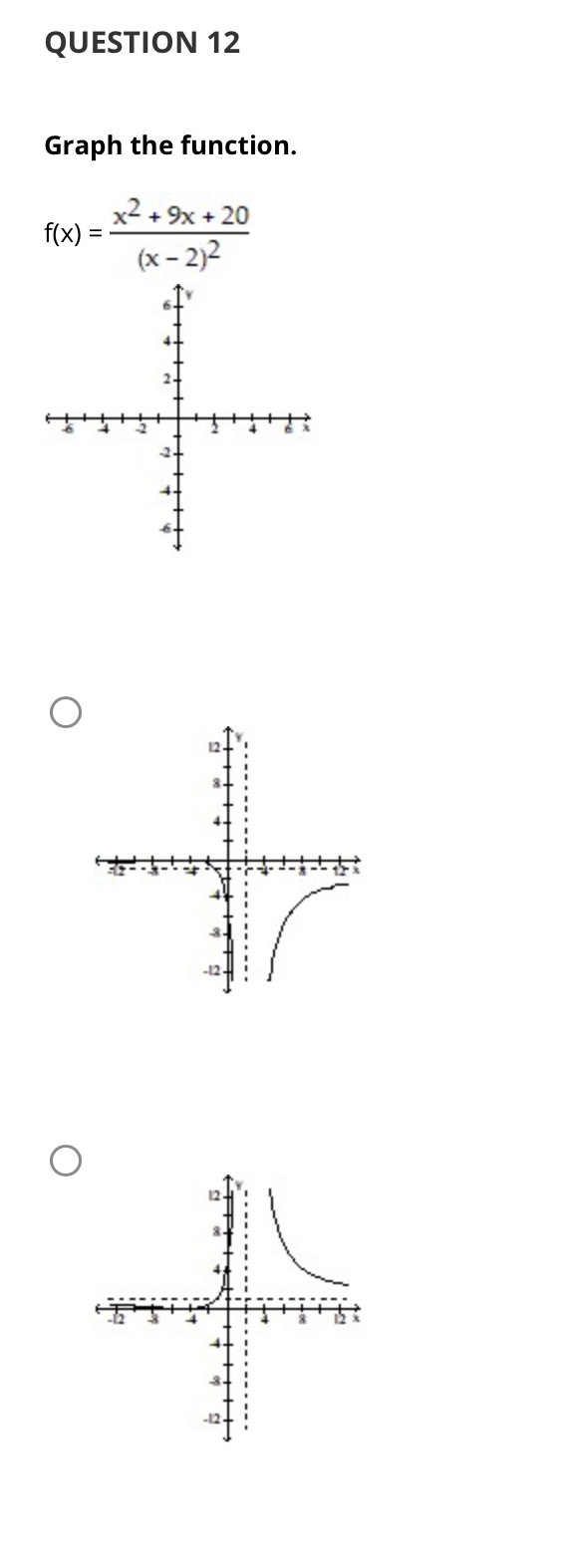 Solved Graph the function. \\[ f(x)=\\frac{x^{2}+9 | Chegg.com