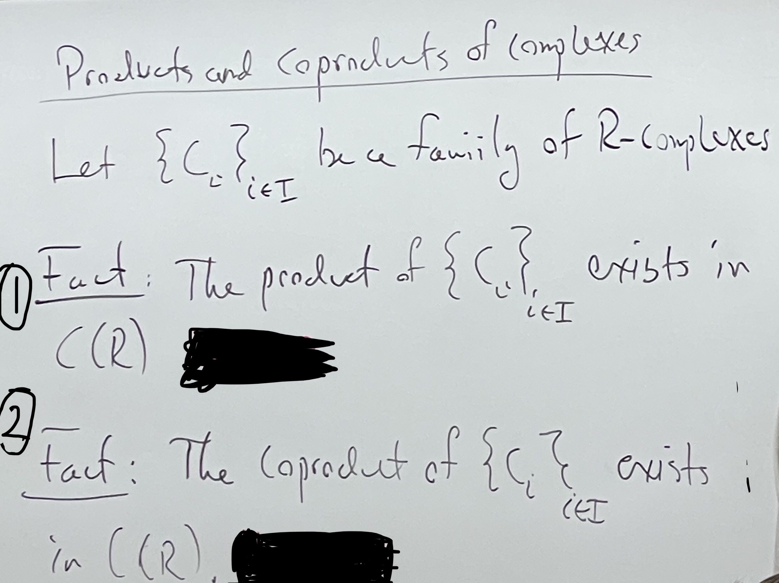 Solved I need a solution for fact 2, the coproduct …, this | Chegg.com