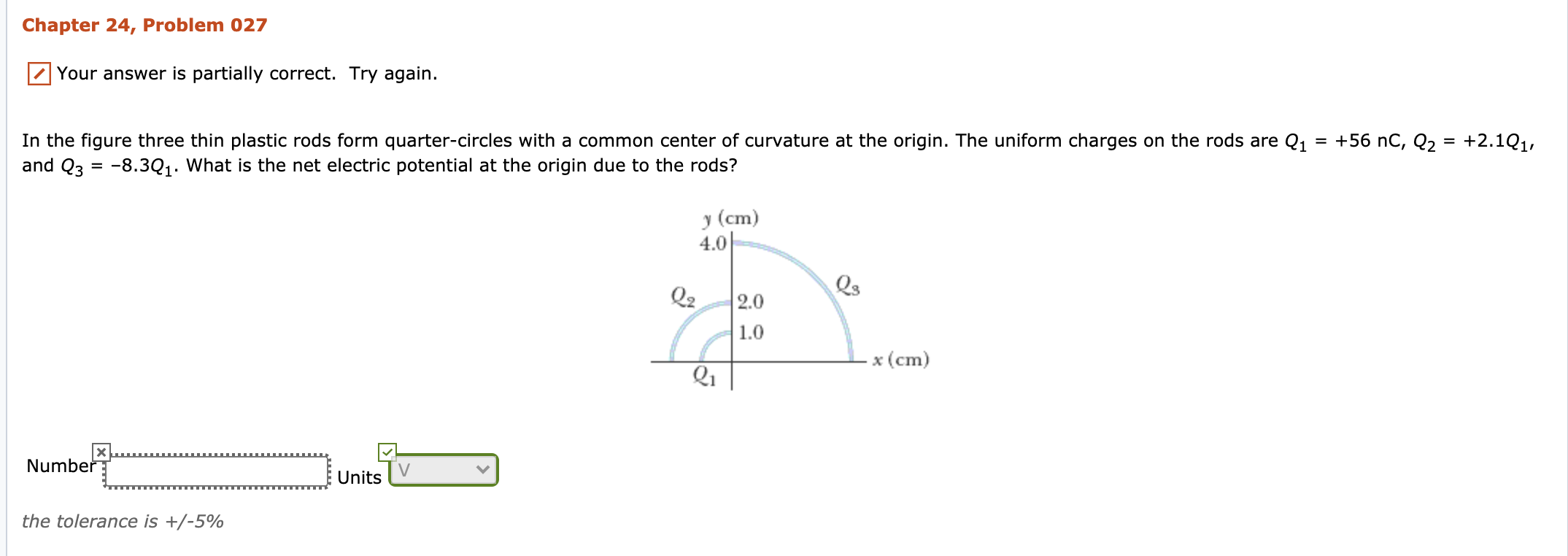Solved Chapter 24, Problem 027 Your answer is partially | Chegg.com