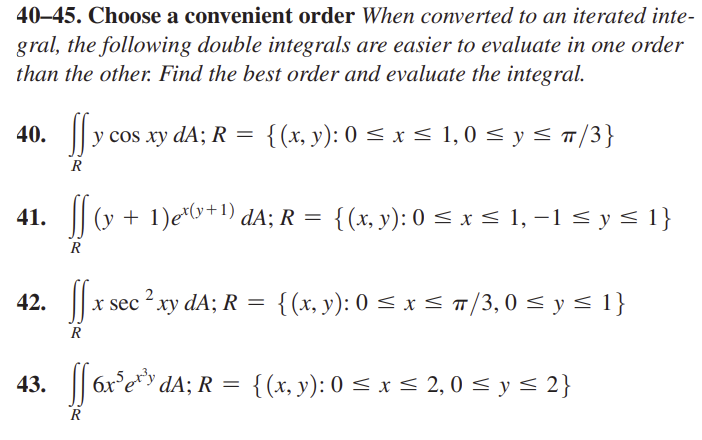 Solved 40-45. Choose a convenient order When converted to an | Chegg.com